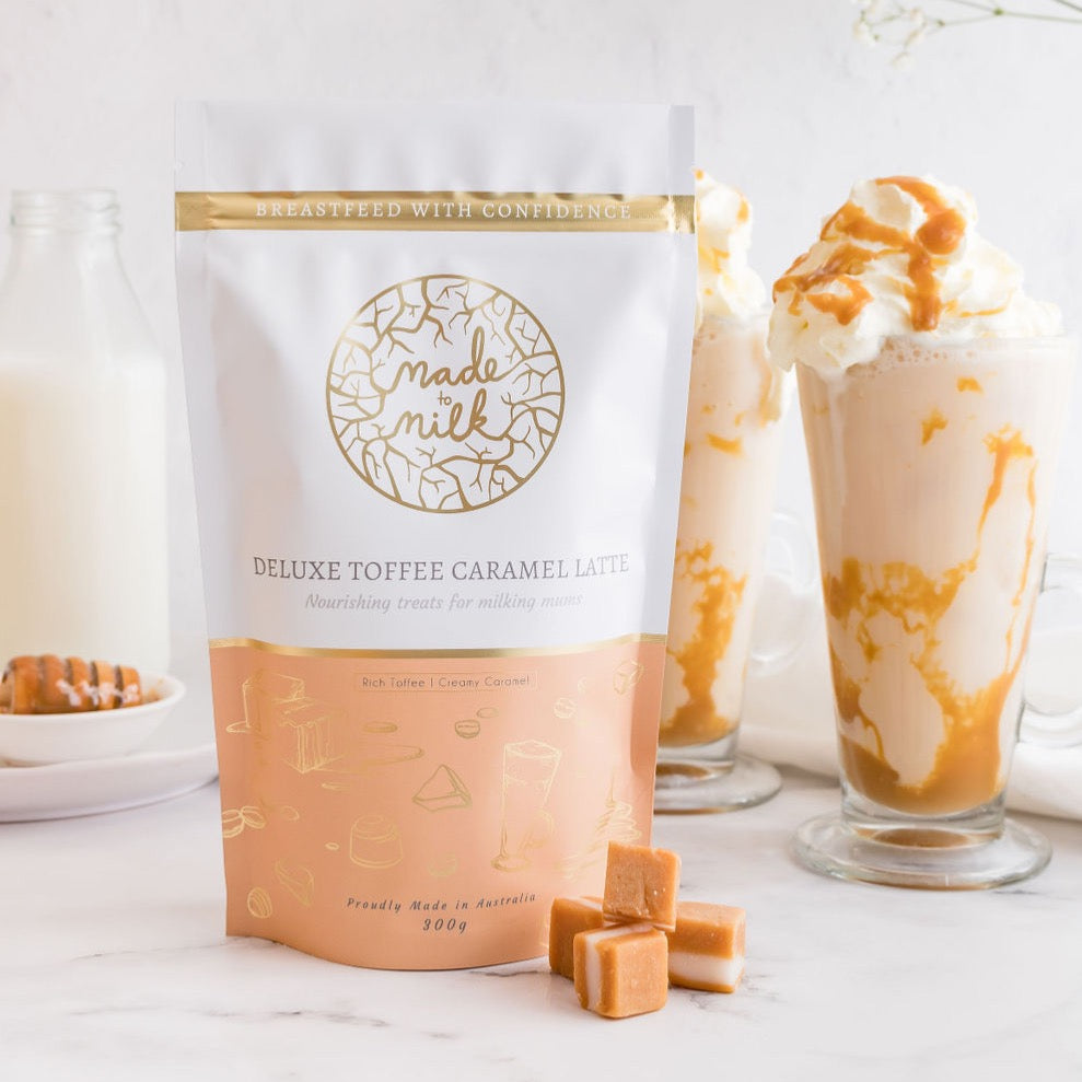 Deluxe Toffee Caramel Latte - Made to Milk – Husk and Will