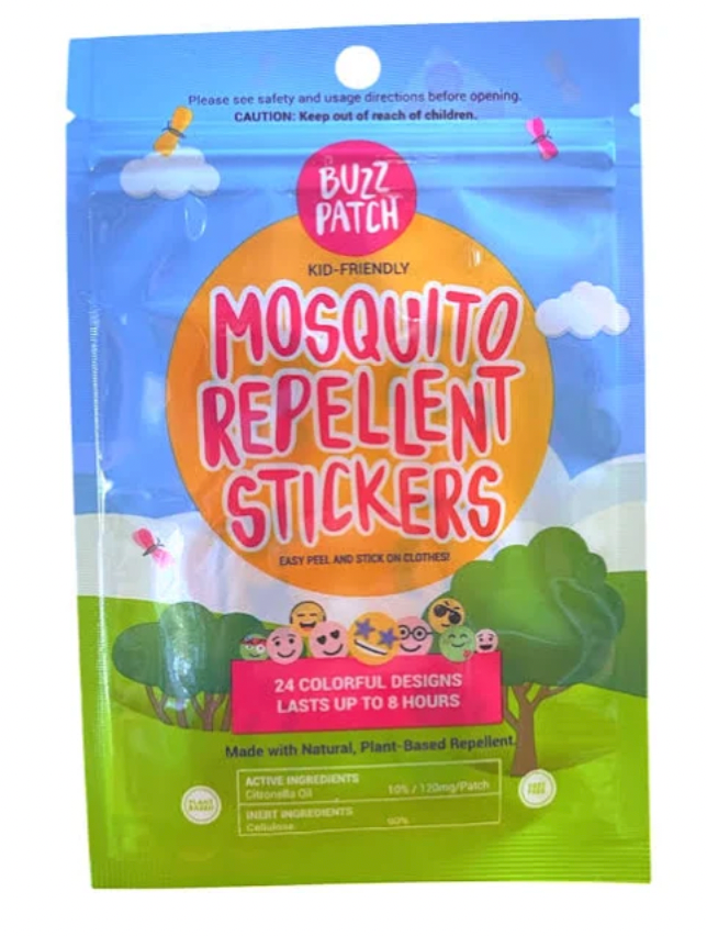 Buzz Patch - Mosquito Repellent Stickers – Husk and Will