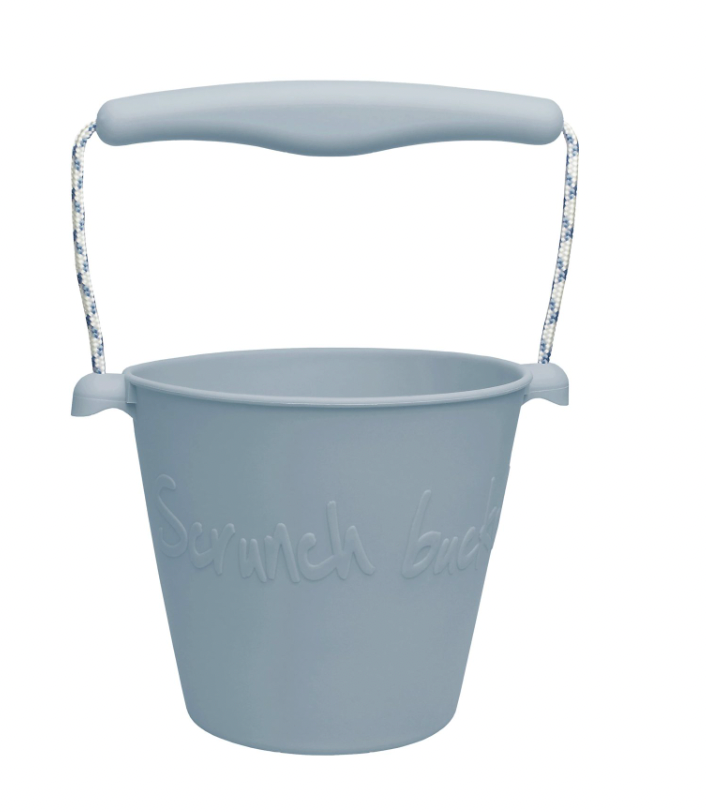 Scrunch Buckets - Duck Egg Blue | Silicone Beach Toys – Husk and Will