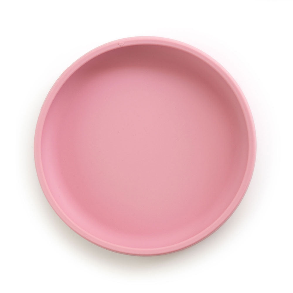 Easy-Scooping Suction Plate - Coral Pink – Husk and Will